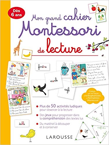 7 Cahiers D'exercice de Lecture et D’écriture de 2 à 7 ans - Montessori ...